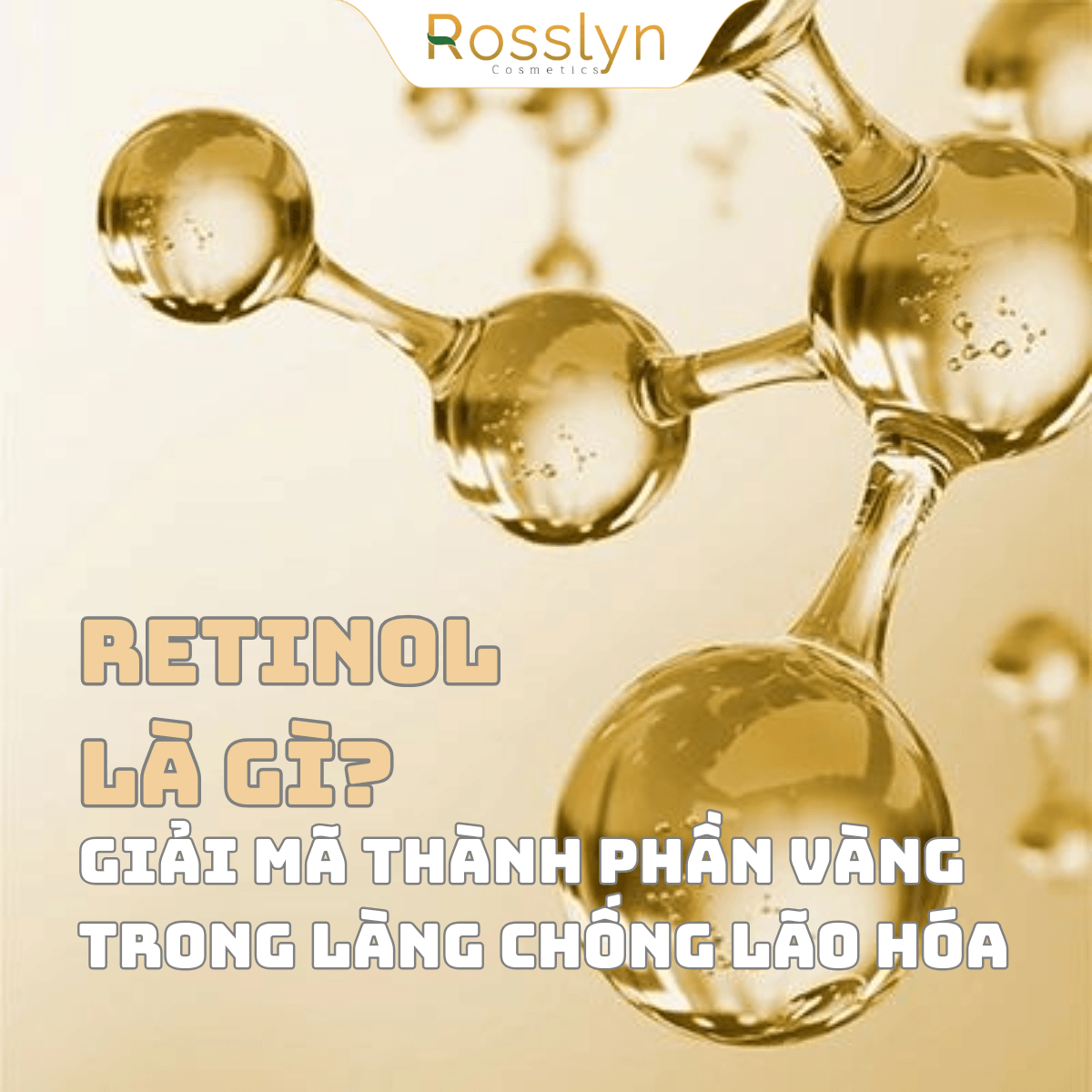 Retinol là gì? Giải mã thành phần vàng trong làng chống lão hóa – Rosslyn